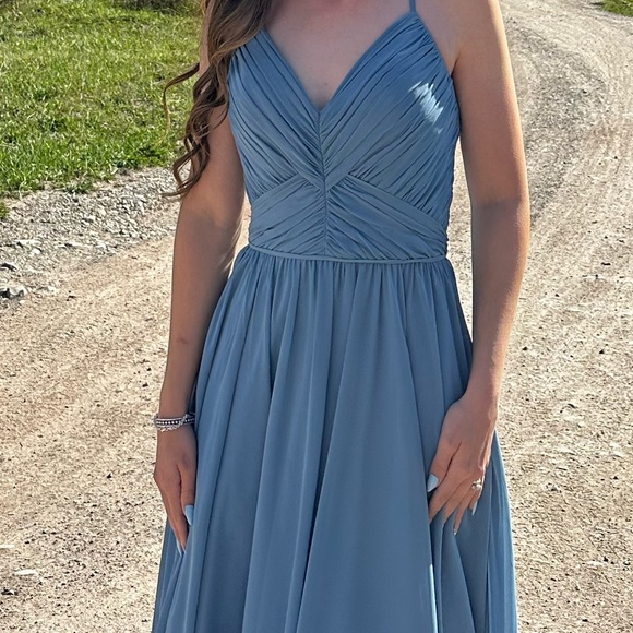 Kennedy Blue | Dresses | Kennedy Blue Bridesmaid Dress Blue | Poshmark